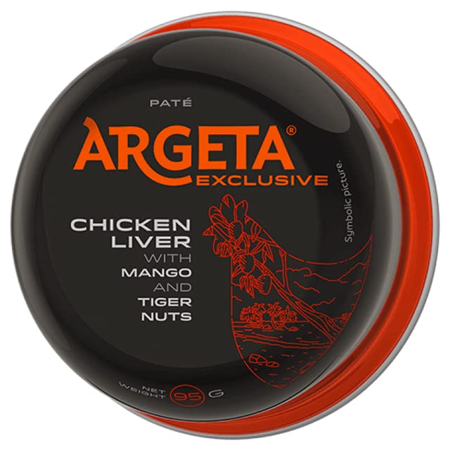 Argeta Premium Exquisite Chicken Liver Pate - 14 Cans (95 grams per ja ...