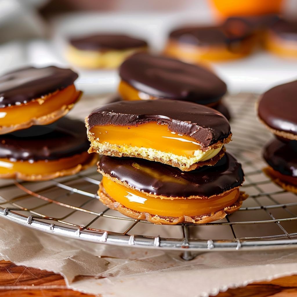 24 PCS - 125G Jaffa Duo Orange Jelly & Chocolate Covered Biscuits 250g ...